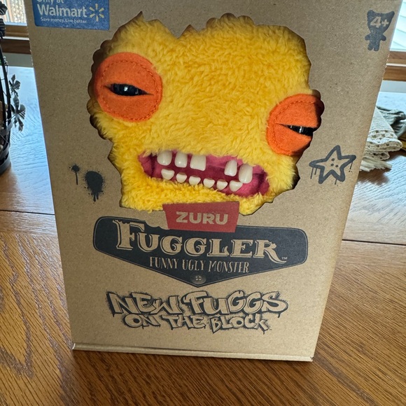 Fuggler | Toys | Fuggler Funny Ugly Monster Yellow And Orange | Poshmark